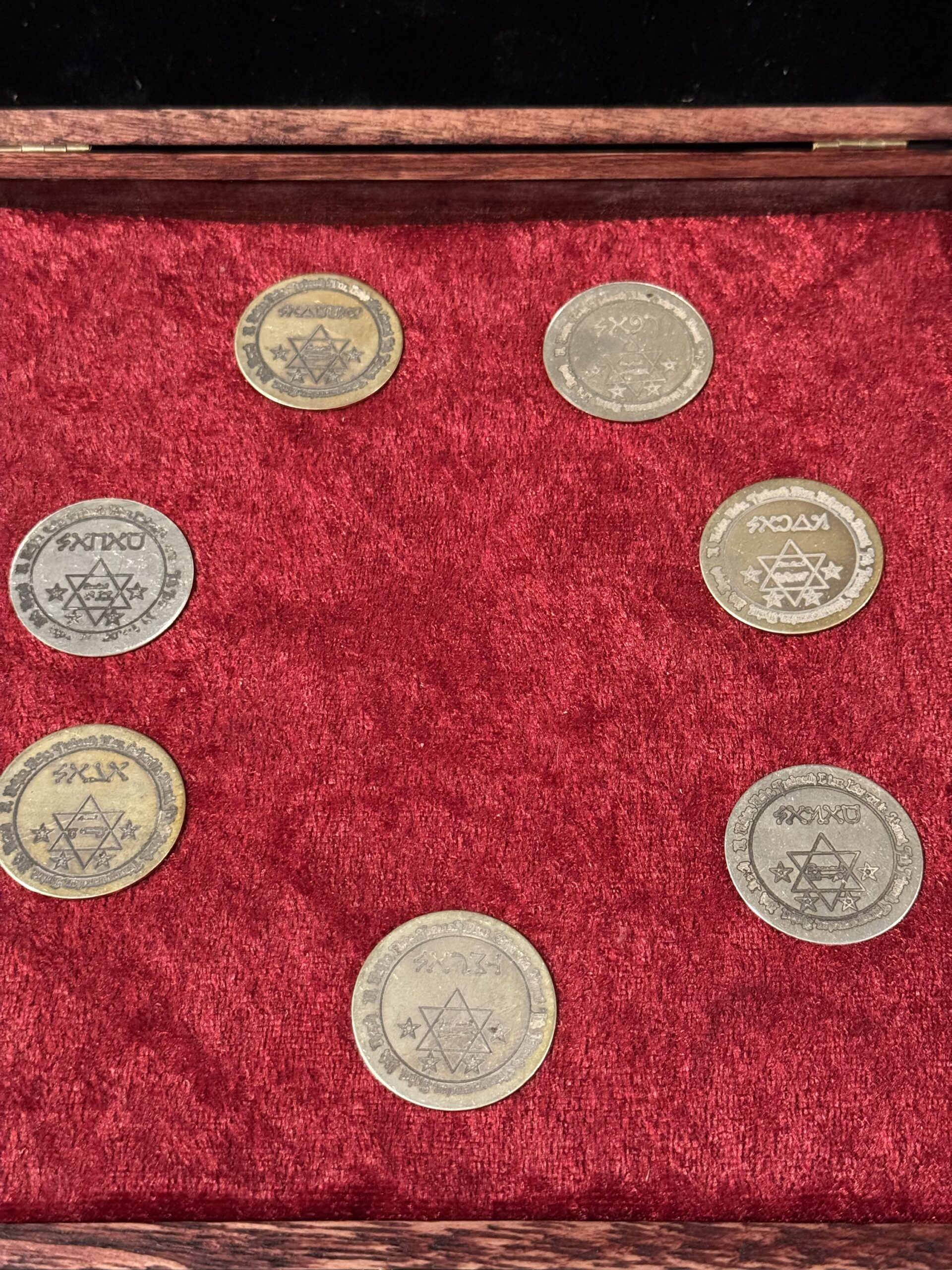 Trithemian Planetary Archangel Lamens – Set of 7 – Rufus Opus